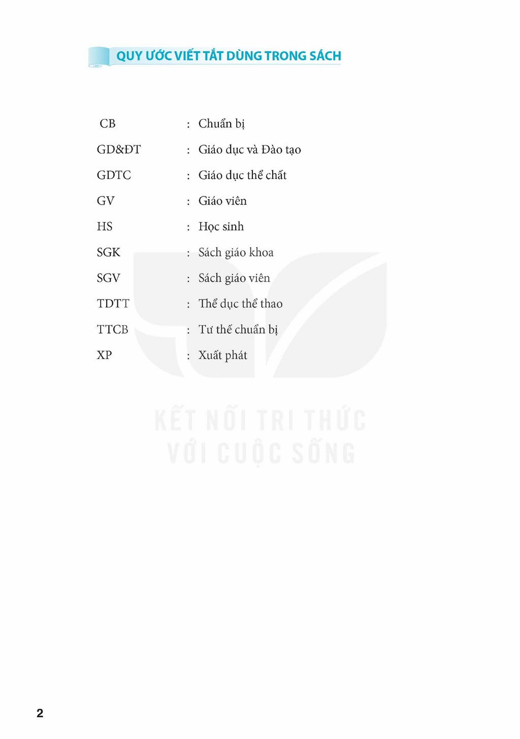 SGV Giáo dục Thể chất 5 Kết nối tri thức - Thư viện sách